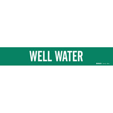 WELL WATER Pipe Marker | Brady | BradyID.com