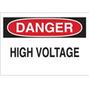 Danger High Voltage Testing