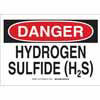 Señalamiento - DANGER Hydrogen Sulfide (H2S) | Brady | BradyID.com.mx